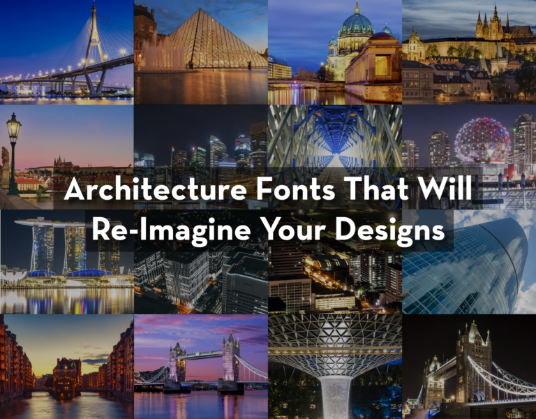 15 Top-Class Architecture Fonts That Will Re-Imagine Your Designs | Go ...